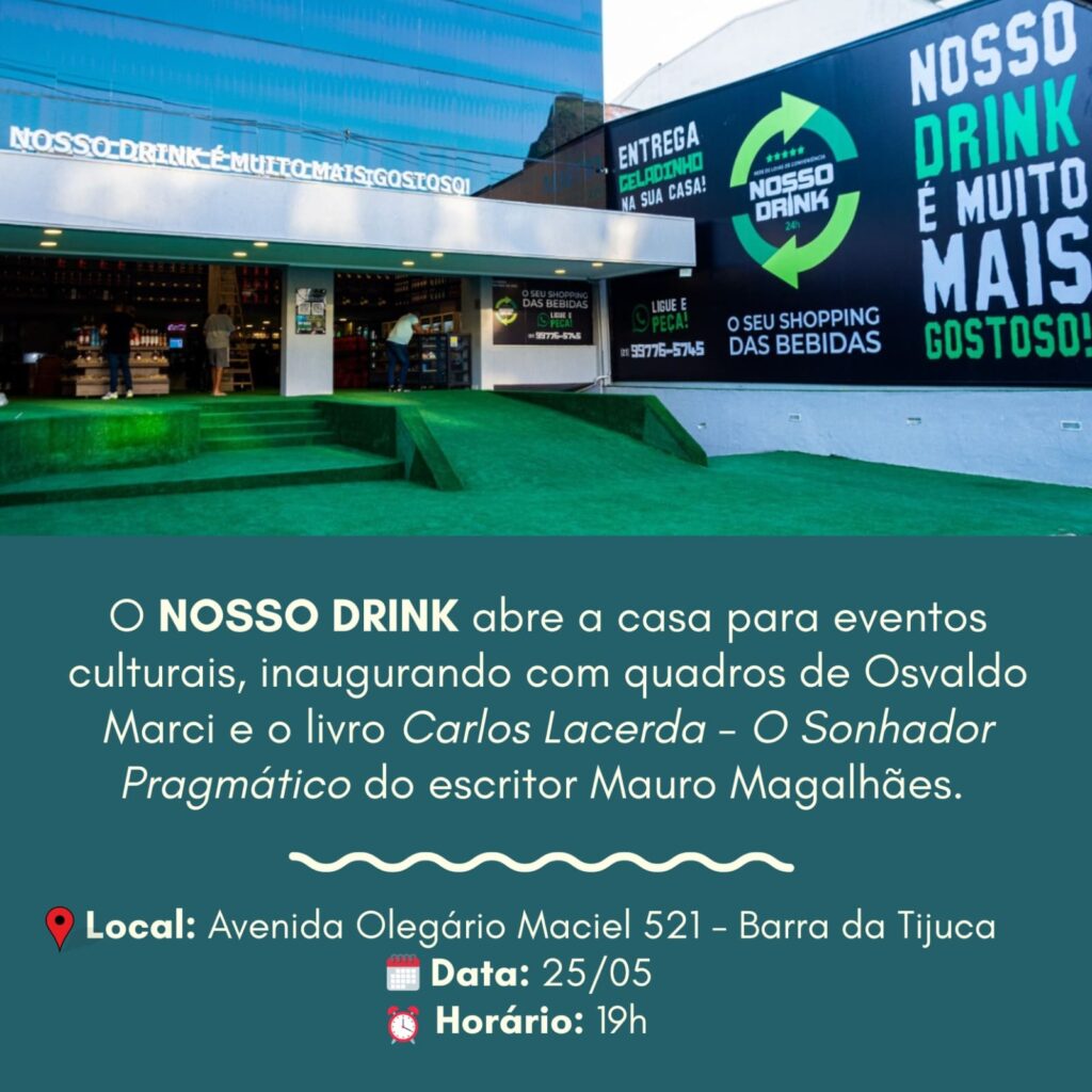 "Nosso Drink" abre a casa para eventos culturais - Utilita Online